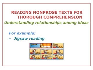 Nonprose reading | PPT | Books and Literature