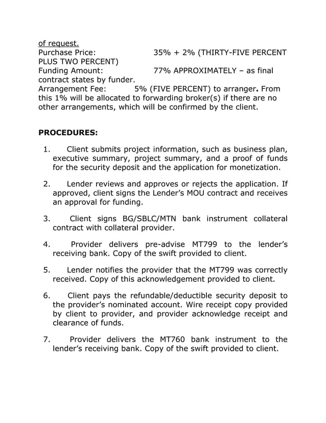 Non Recourse Project Funding | PDF