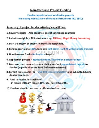 Non Recourse Project Funding at OpuFund | PDF | Business Banking & Finance | Business