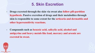 Non renal routes of excretion For pharmacy students | PPTX