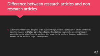 Non Research Article.pptx
