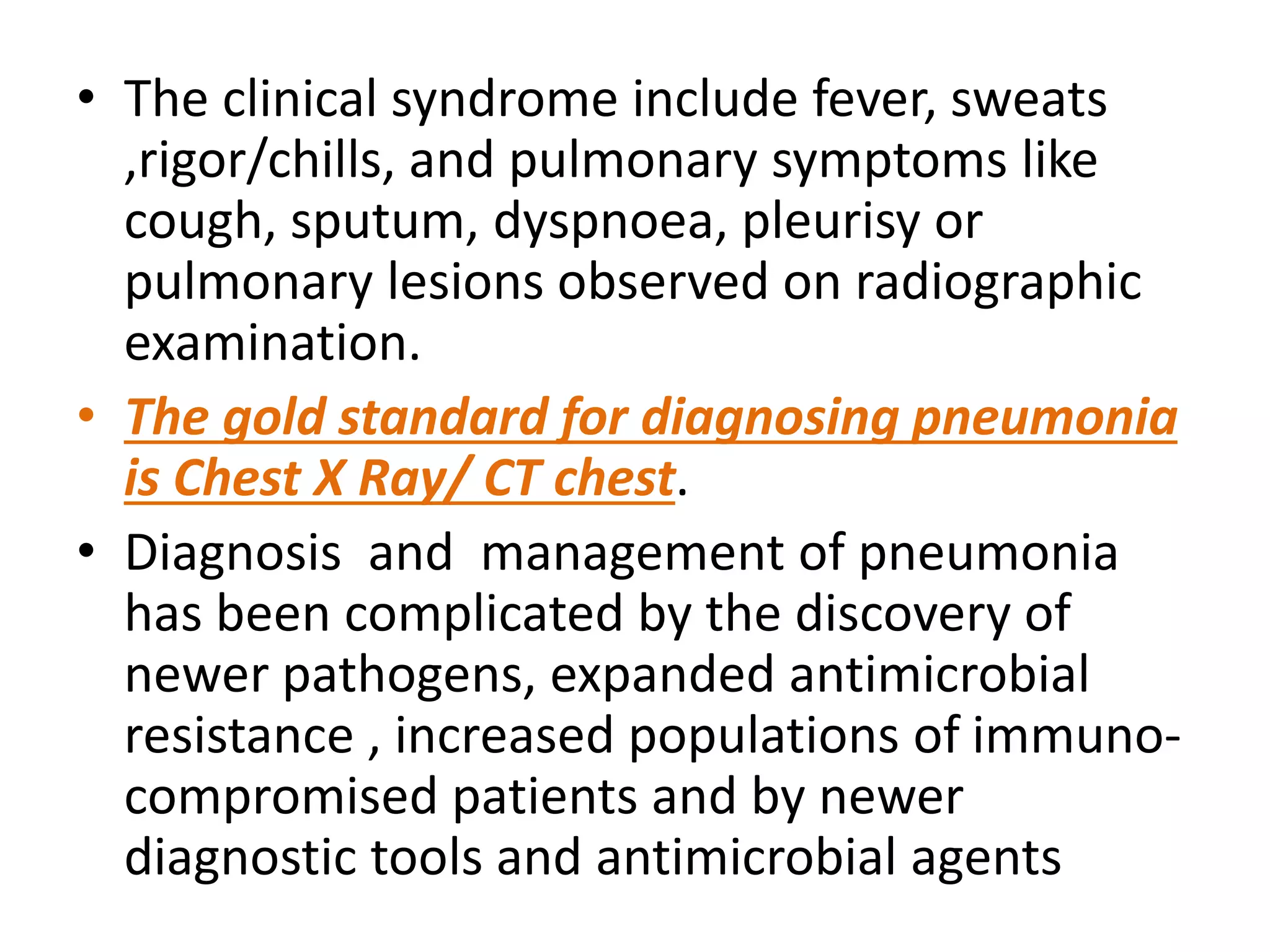 NON RESOLVING PNEUMONIA | PPTX
