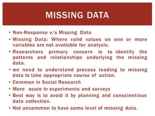 Nonresponse problems | PPTX