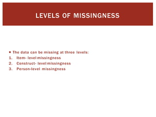 Nonresponse problems | PPTX