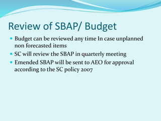 Non salary budget scheme | PPTX