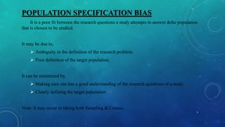 Non sampling error | PPTX
