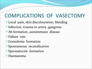 No- scalpel vasectomy | PPT