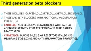 Non selective beta blockers | PPTX