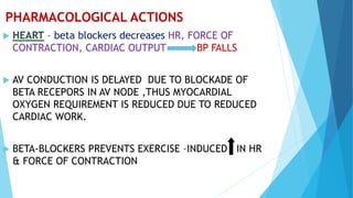 Non selective beta blockers | PPTX