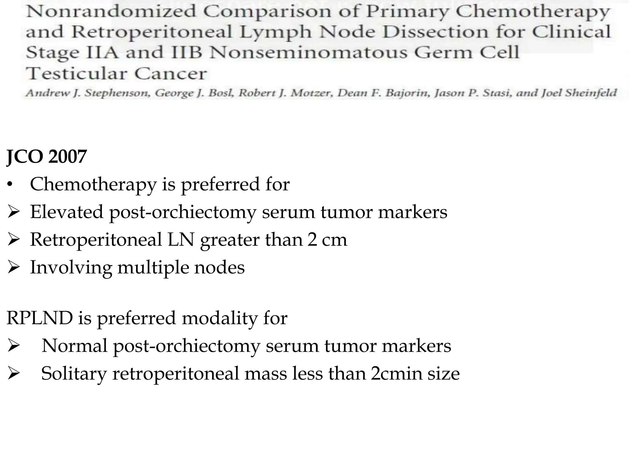 Non seminoma germ cell tumor management.pptx