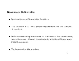 Nonsmooth Optimization | PDF