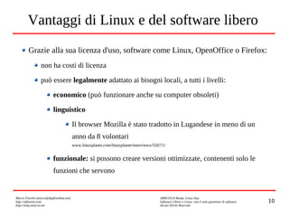 Software Libero e Linux: non è solo questione di software | PPT