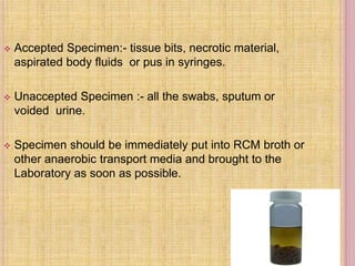 Non sporing anaerobes Naresh | PPTX