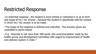 Non standardized tests | PPTX