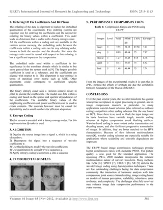 Non standard size image compression with reversible embedded wavelets | PDF | Data Storage and ...