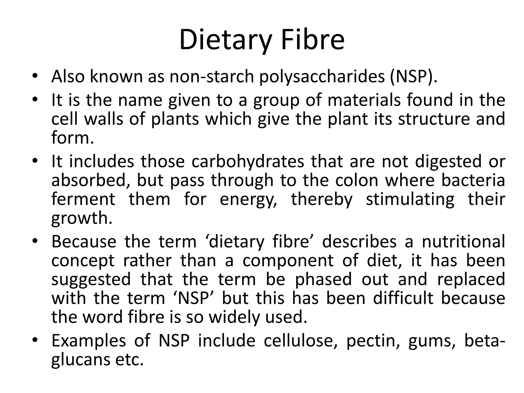 NON STARCH POLYSACCHARIDES.ppt