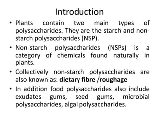 NON STARCH POLYSACCHARIDES.ppt