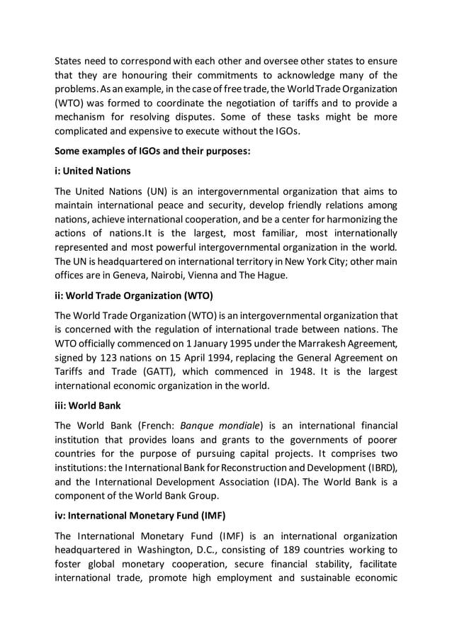 Non state Actors | DOCX | Non-Profit Organizations | Industries