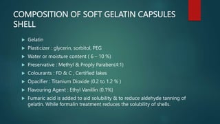 Non Sterile manufacturing Process Technology Capsules(hard & soft).pptx