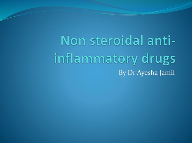 Non steroidal anti-inflammatory drugs.pptx