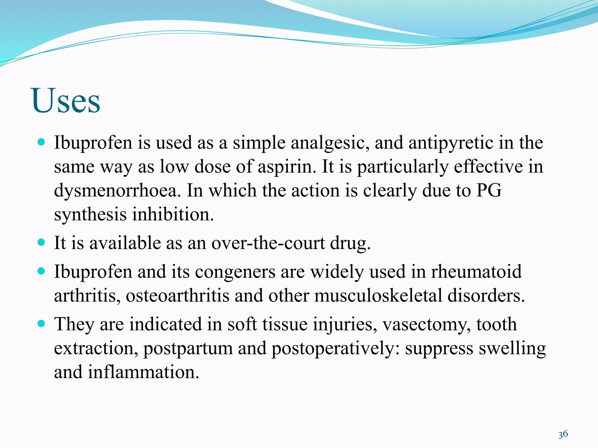 Nonsteroidal anti inflammatory drugs (NSAIDS) | PPTX