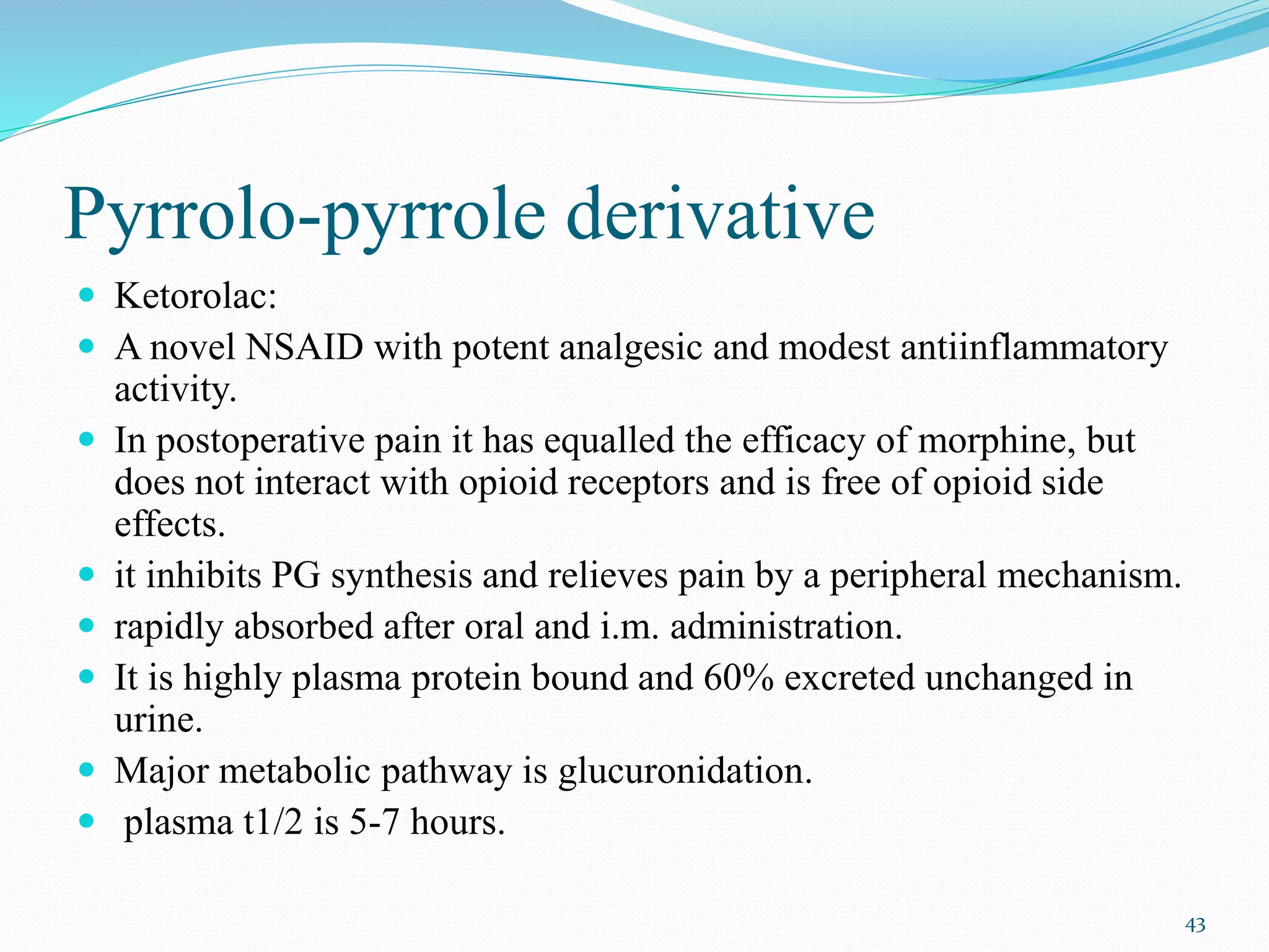 Nonsteroidal anti inflammatory drugs (NSAIDS) | PPTX