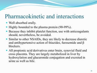 Nonsteroidal anti inflammatory drugs (NSAIDS) | PPTX
