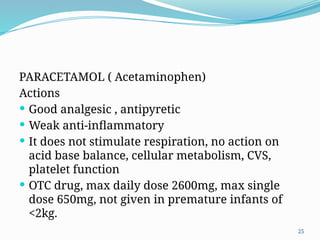 Non-steroidal anti-inflammatory drugs.p | PPTX