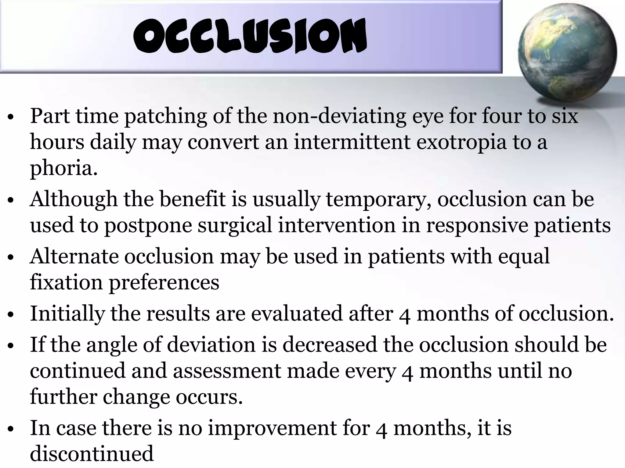 Non surgical management of strabismus .ppt