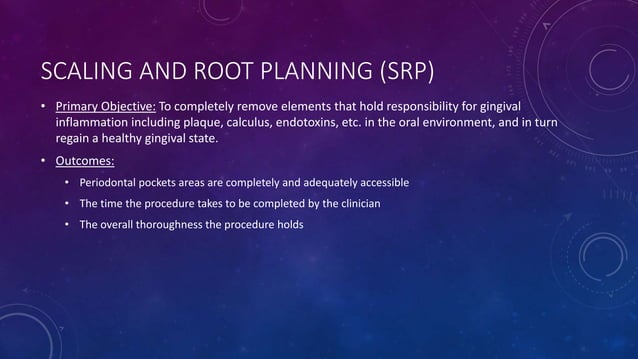 Nonsurgical periodontal therapy (nspt) presentation | PPTX