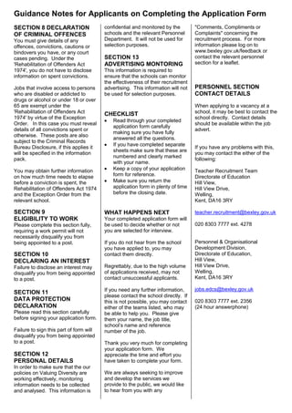 Non teaching staff application form | DOCX