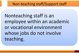 Role of Non-teaching staff in College administration and NAAC ...