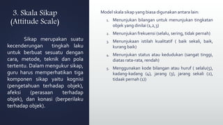 Evaluasi Jenis Non-tes | PPTX