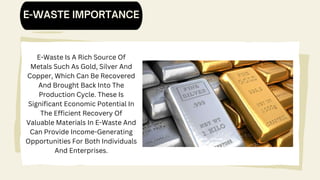 E-waste And E-waste Management Presentation | PPT
