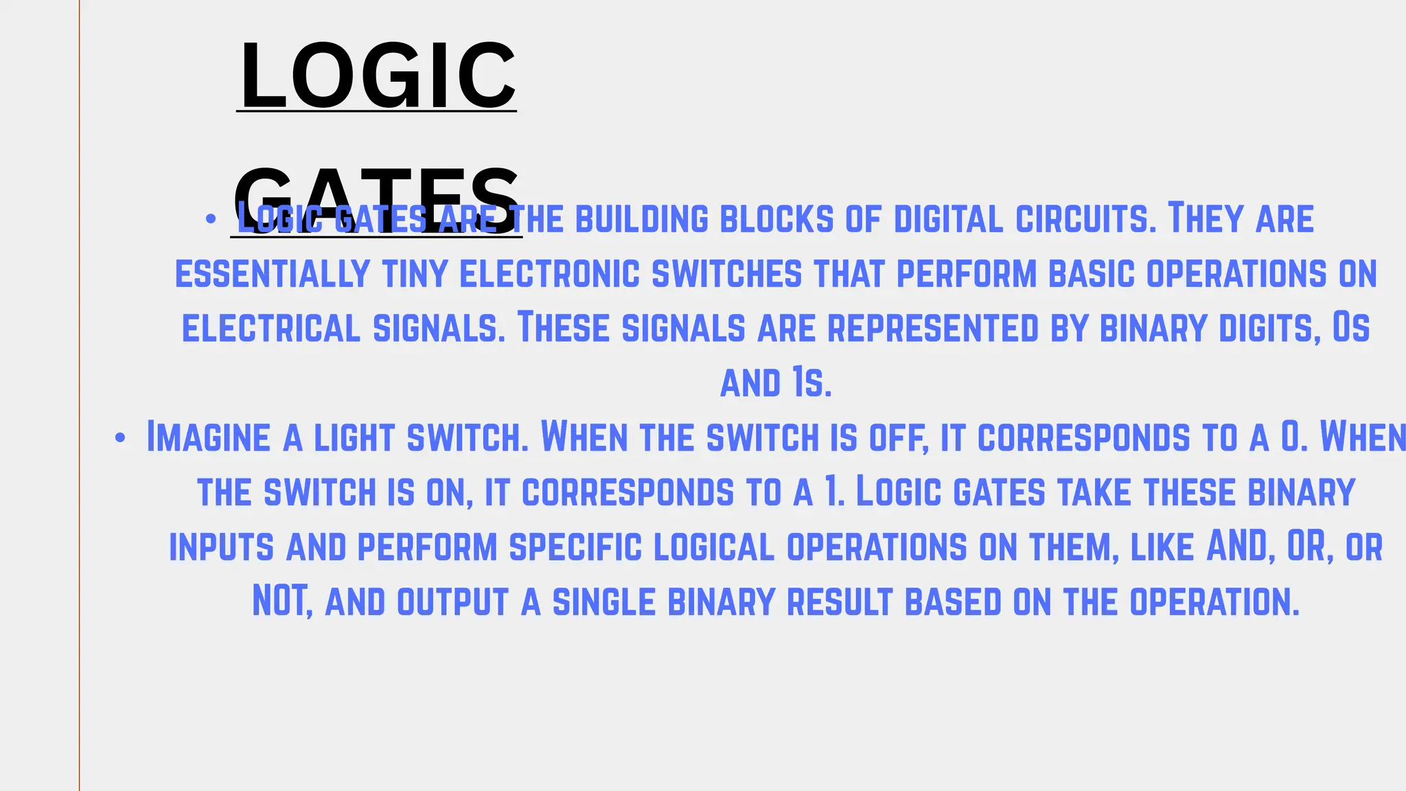 LOGIC GATES, TYPES AND THEIR TRUTH TABLES. | PPTX | Programming ...