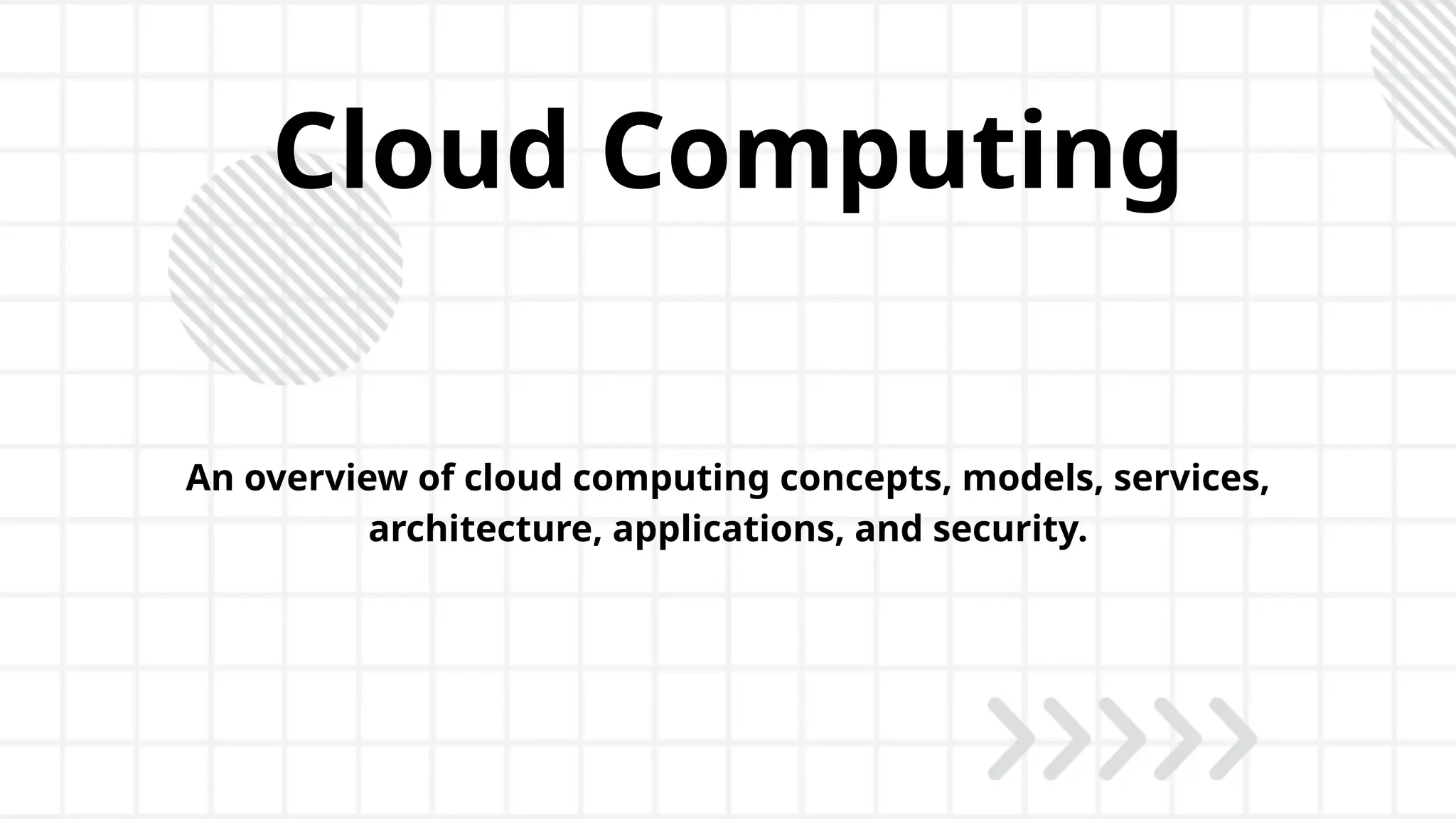 Cloud Computing and It's Architecture.pptx