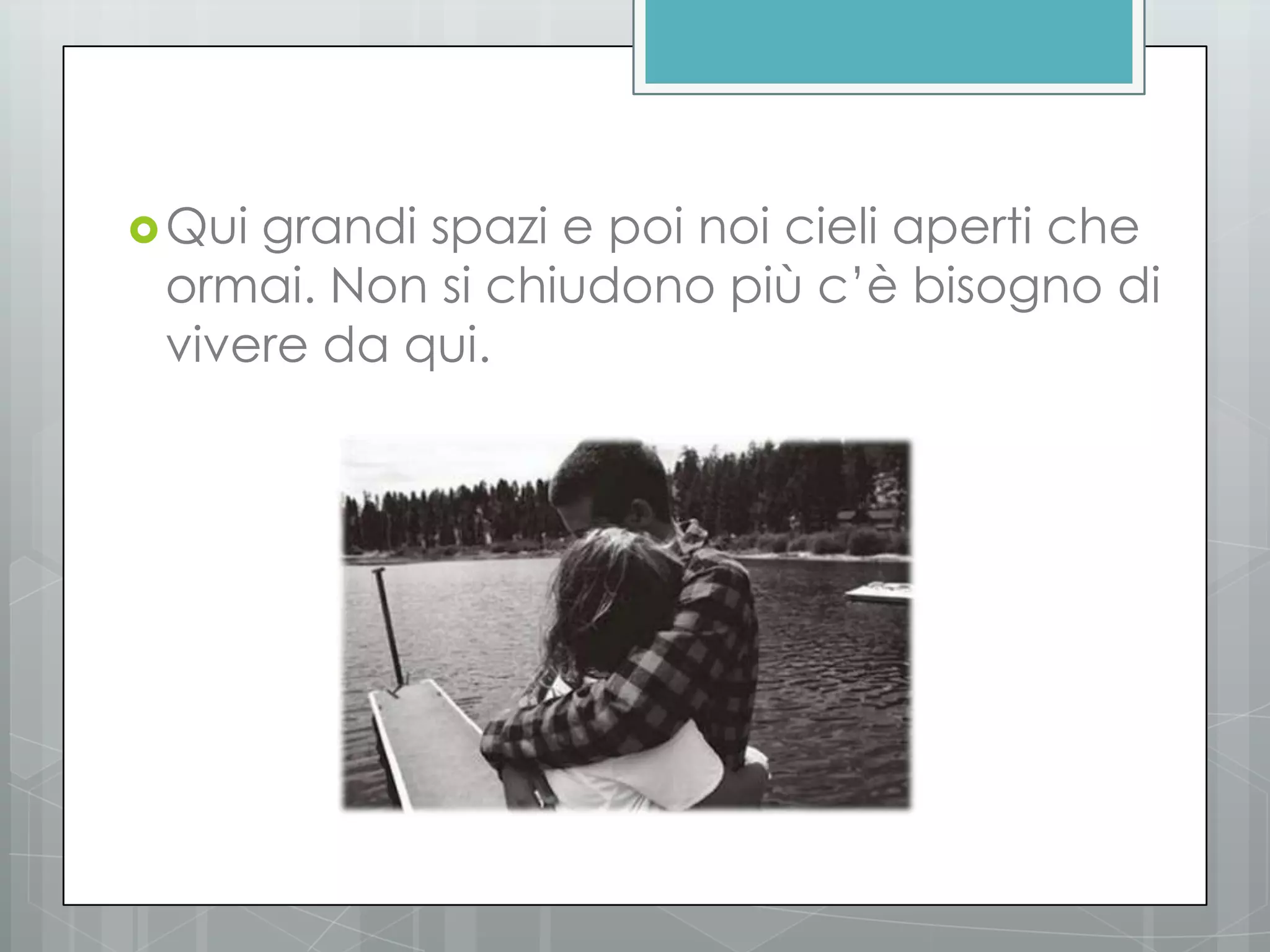 Non ti prometto niente | PPTX