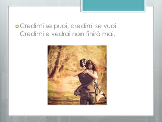 Non ti prometto niente | PPT