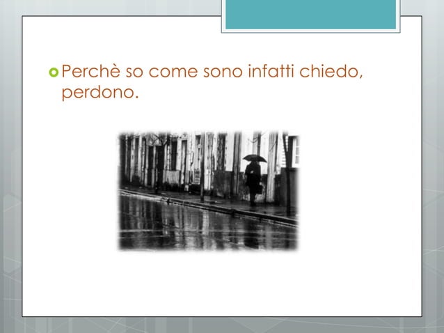 Non ti prometto niente | PPT