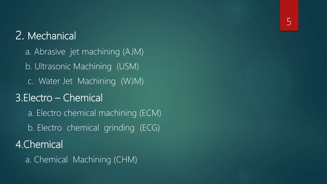 Non traditional machining processes amp[ file | PPT