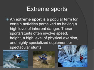 Nontraditional sports | PPTX