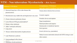 Non tuberculous mycobacteria | PDF