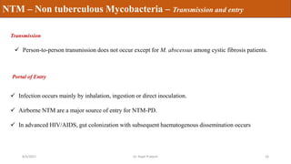 Non tuberculous mycobacteria | PDF