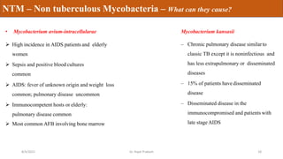 Non tuberculous mycobacteria | PDF