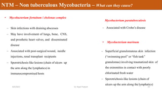 Non tuberculous mycobacteria | PDF