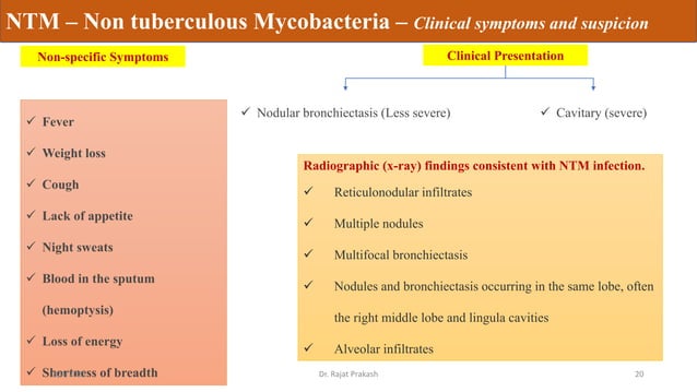 Non tuberculous mycobacteria | PDF