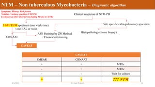 Non tuberculous mycobacteria | PDF