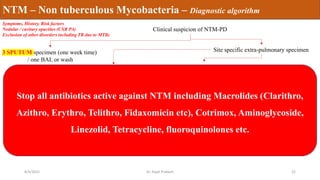 Non tuberculous mycobacteria | PDF