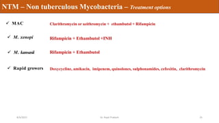Non tuberculous mycobacteria | PDF