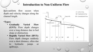 The Non uniform flow in open channel Flow | PPTX